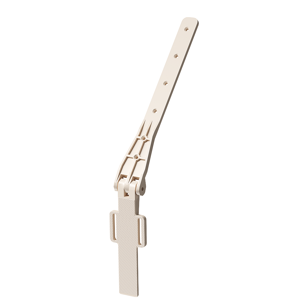 Adjustable fastening element DOCKE Lux series, color latte for rain ...